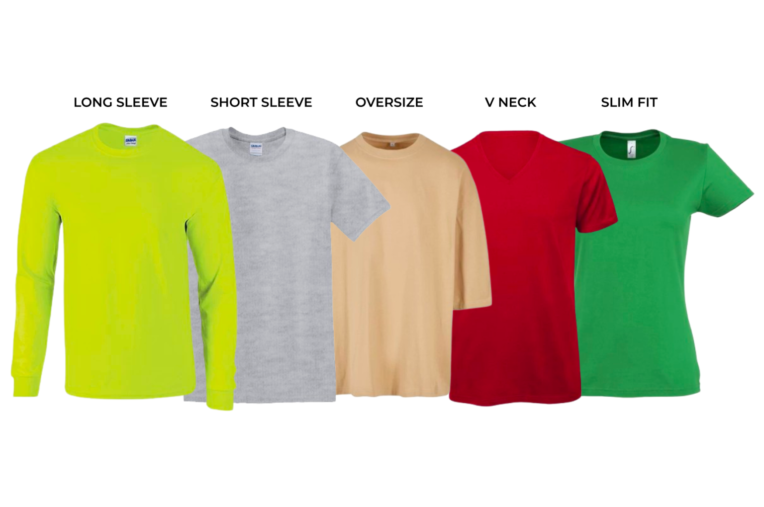 Types of T-Shirts: The Only Guide You'll Need - Wordans